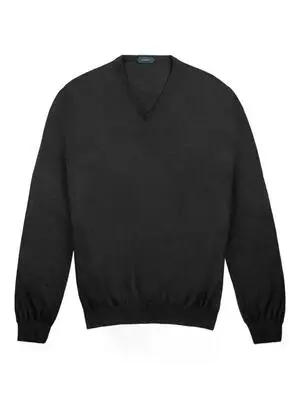 SLOWEAR V-neck Sweater - Grey