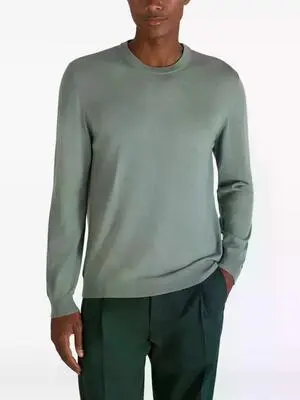 ZANONE Crew Neck Sweater - Green