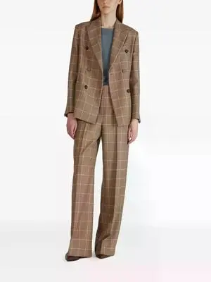 Incotex Check Flannel Trousers