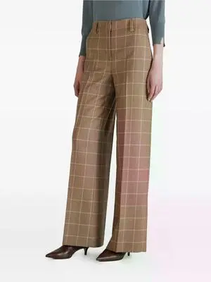 Incotex Check Flannel Trousers