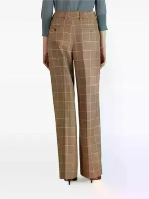 Incotex Check Flannel Trousers