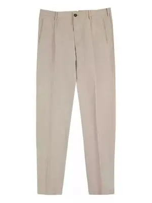 SLOWEAR Pleated Cotton Trousers