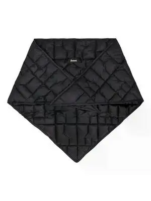 Herno Quilted Scarf - Black