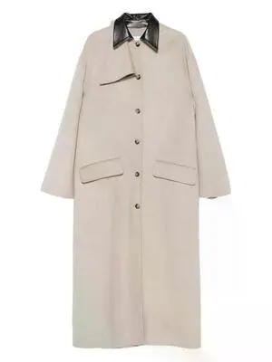 Nanushka Leather Coats For Women