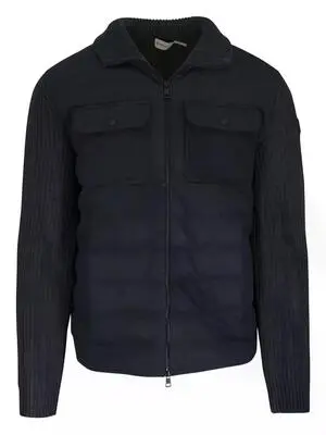 Moncler Padded Wool Zip-up Jacket