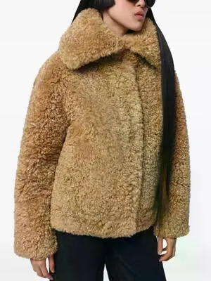 Apparis Collins Faux Fur Coat - Neutrals