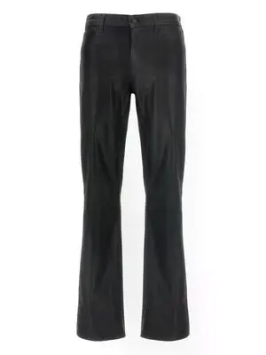 L'Agence Sneeki Coated Flare Jeans - Black