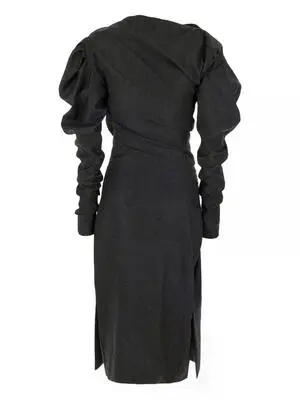 VIVIENNE WESTWOOD Ls Superbo Midi Dress - Grey