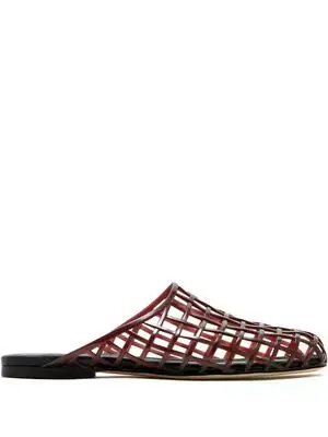 Vince Barcelona Lattice Mules - Brown