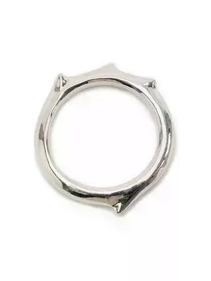 ANDRES GALLARDO Thorn-detail Ring - Silver