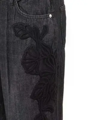 ERMANNO FIRENZE Appliqué-detail Jeans