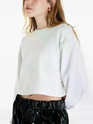 Calvin Klein Cropped Puff-sleeve Sweater