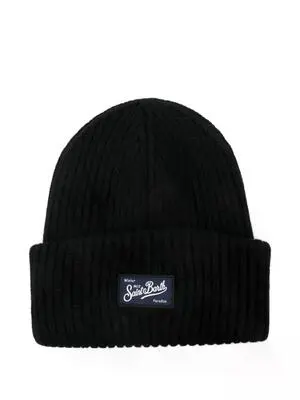MC2 SAINT BARTH Logo-patch Beanie - Black