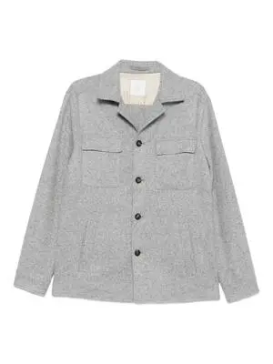 Eleventy Pocket Button Overshirt