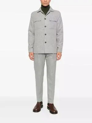 Eleventy Pocket Button Overshirt