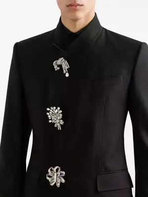 Dolce & Gabbana Crystal-embellished Double-breasted Jacket
