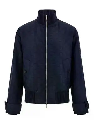 Ferragamo High Neck Jackets For Men