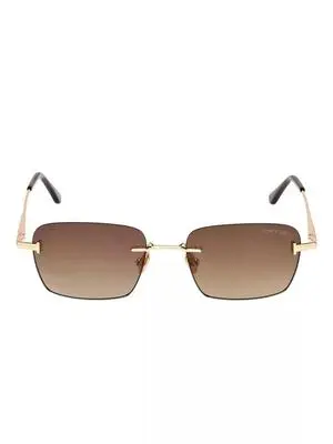 TOM FORD Square-frame Rimless Sunglasses
