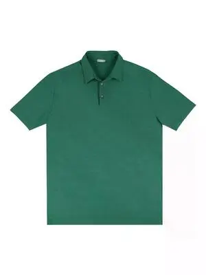 ZANONE Buttoned Polo Shirt - Green