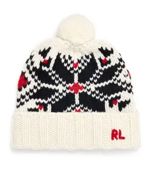 Polo Ralph Lauren Wool Snowflake Beanie - Ivory