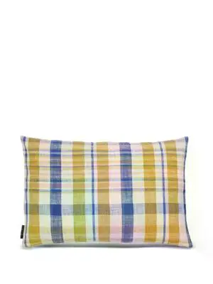 THE CONRAN SHOP Marabar Checked-pattern Cushion - Neutrals