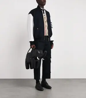 Thom Browne Wool 4-bar Stripe Cardigan