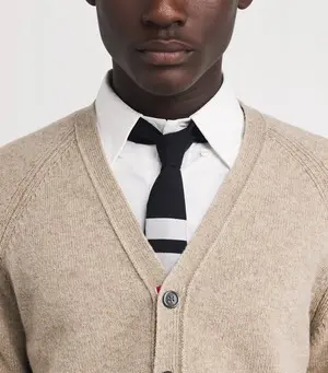Thom Browne Wool 4-bar Stripe Cardigan