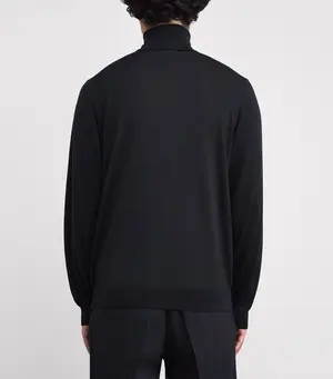 LARDINI Virgin Wool Rollneck Sweater