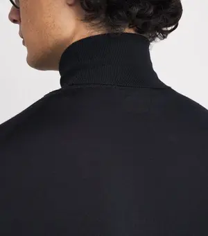 LARDINI Virgin Wool Rollneck Sweater