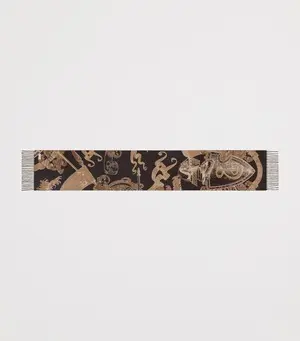 Burberry Cashmere Ekd Scarf - Beige