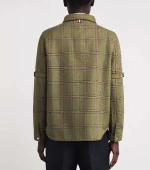 Thom Browne Wool Utility Patch Pocket Shacket