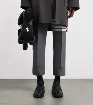 Thom Browne Leather Hector Top-handle Bag