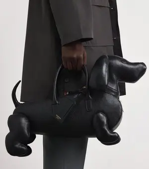 Thom Browne Leather Hector Top-handle Bag