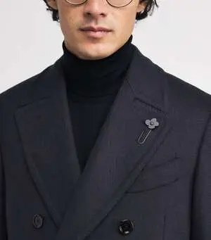 LARDINI Wool-cashmere Overcoat