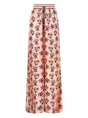 Camilla Floral-print Wide Leg Trousers