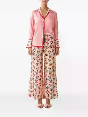 Camilla Floral-print Wide Leg Trousers