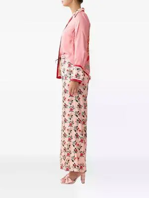 Camilla Floral-print Wide Leg Trousers