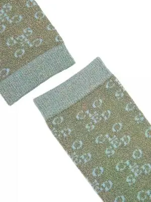 Closed Logo Pattern Socks