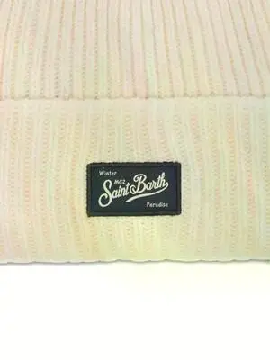 MC2 SAINT BARTH Ribbed Beanie - Neutrals