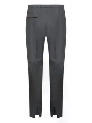 Gucci Slit-detail Trousers - Grey