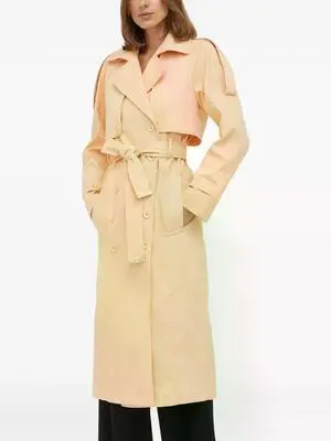 Patrizia Pepe Belted Double-breasted Trench Coat