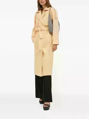 Patrizia Pepe Belted Double-breasted Trench Coat