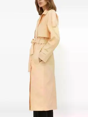 Patrizia Pepe Belted Double-breasted Trench Coat