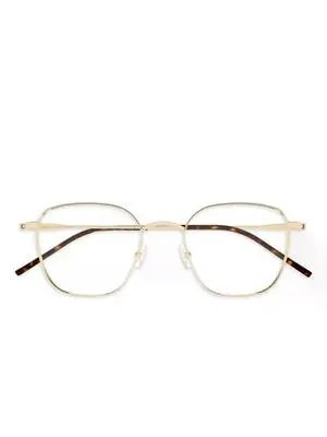 Saint Laurent Square-frame Glasses - Gold