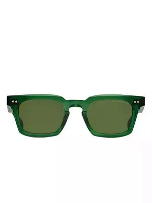 Dita Monolix Square Frame Sunglasses - Green