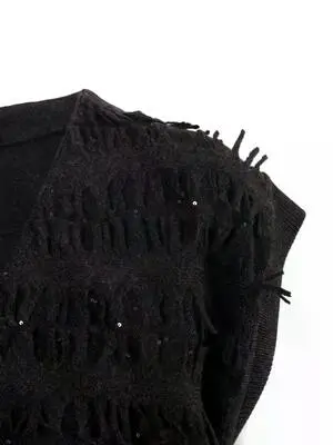 Lorena Antoniazzi Knitted Vest - Grey