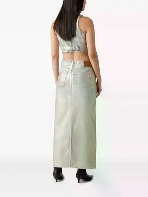 LEVI'S Logo-patch Midi Skirt