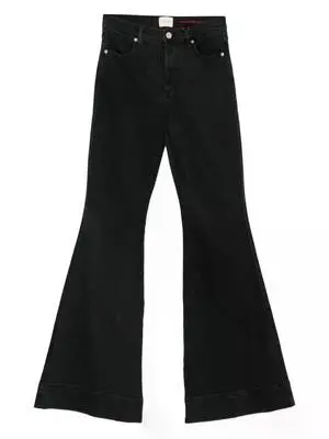 Alice + Olivia Black Wash Jeans For Women