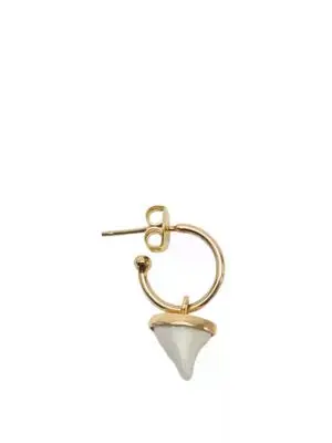 ANDRES GALLARDO Spike-pendant Hoop Earring - Gold