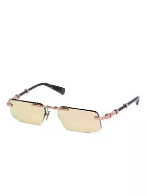 Balmain Geometric Frame Sunglasses